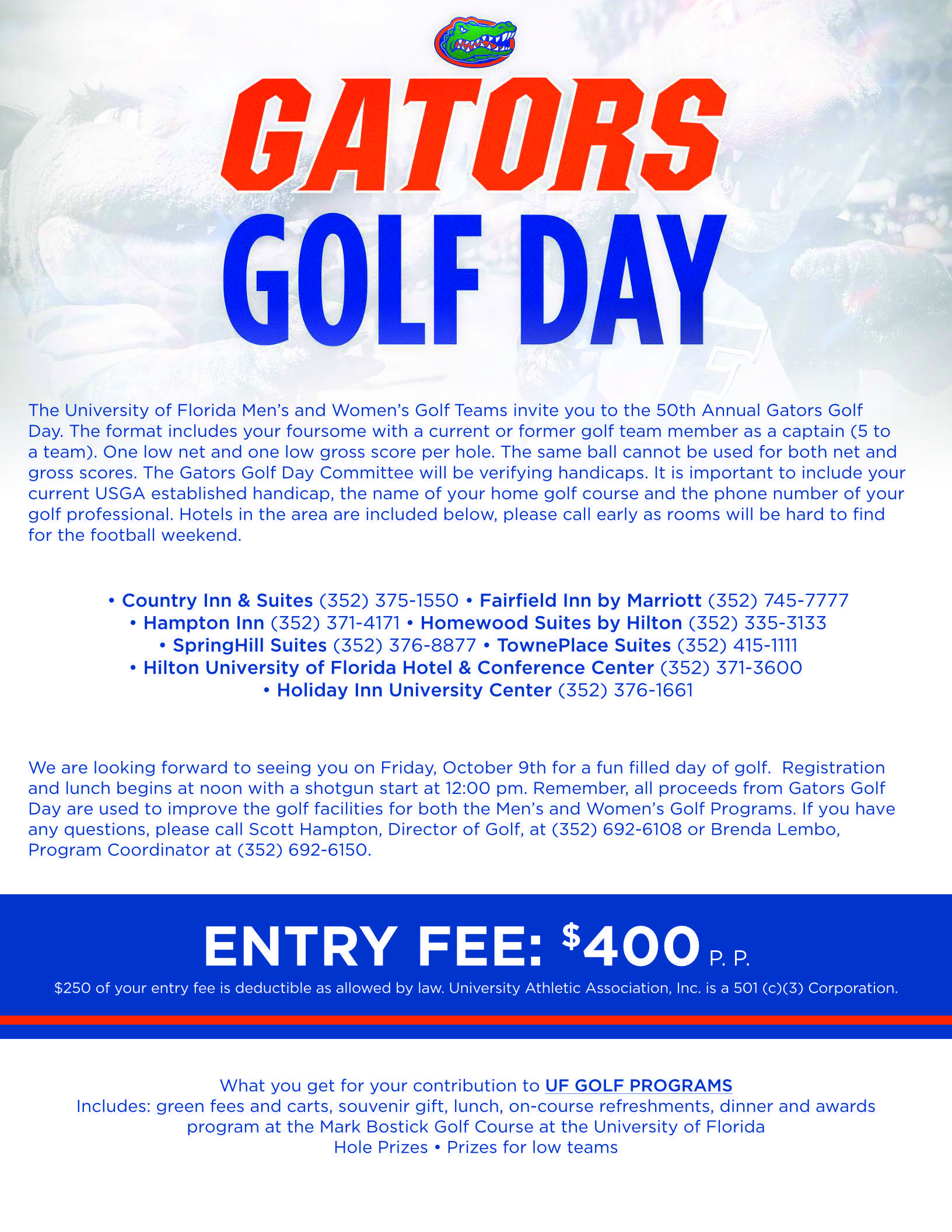 Gators Golf Day | Gator Golf Boosters